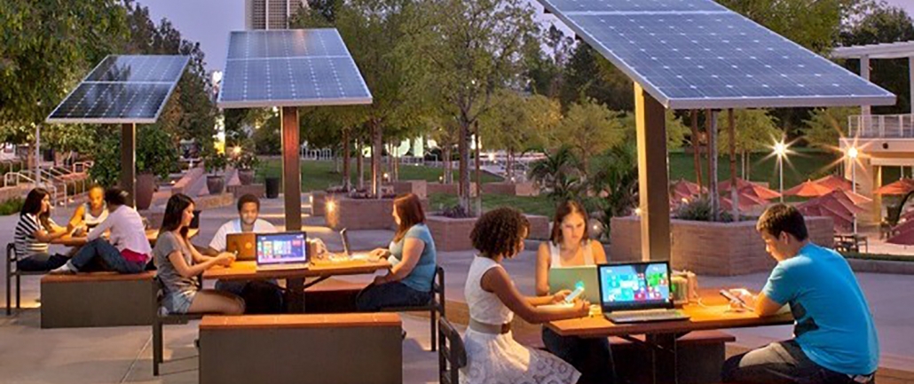 On-campus solar Array for University - Valley Solar Energy